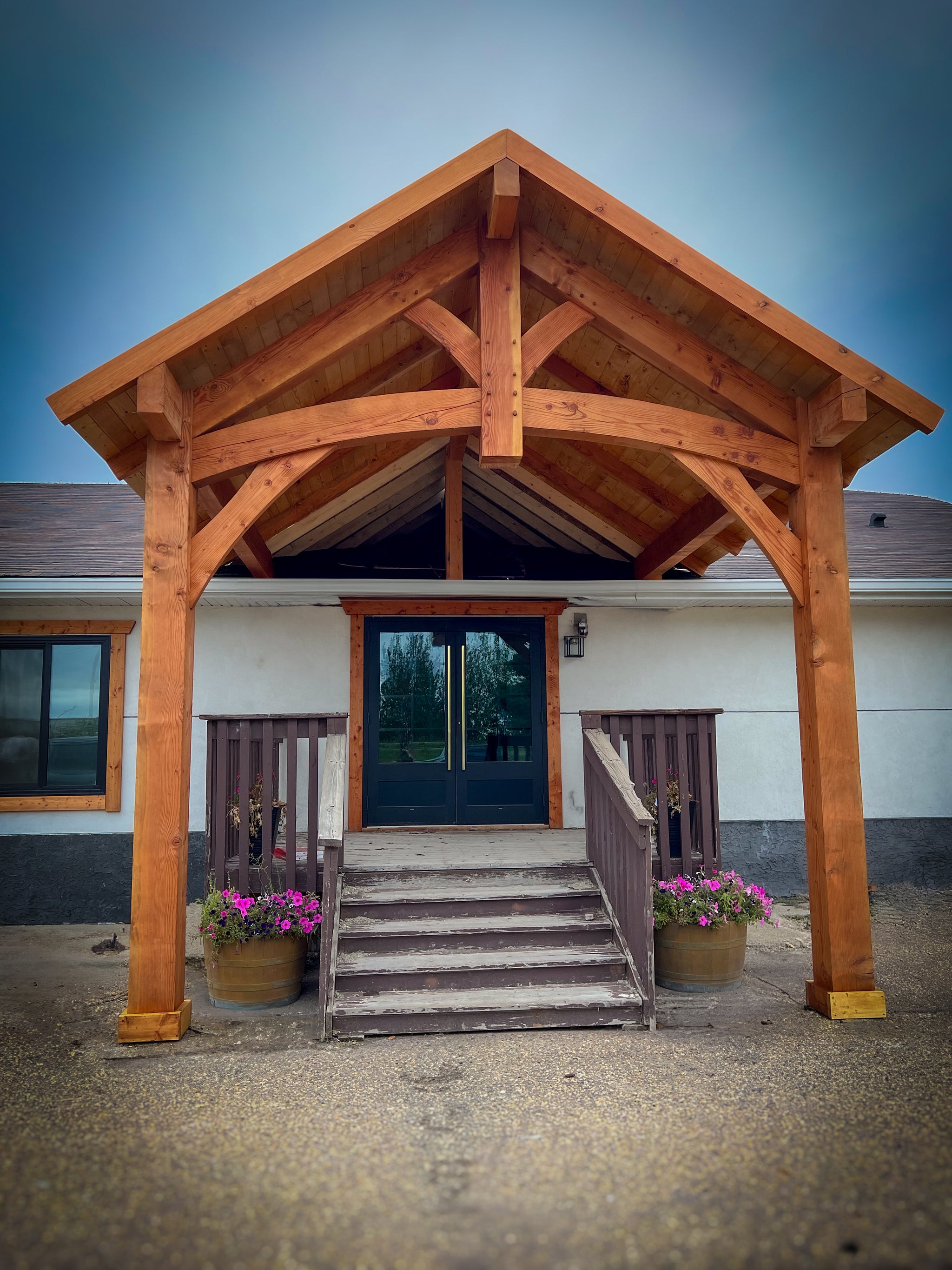 Frontier Entry Truss - Timber Gable Design for Homes & Cabins